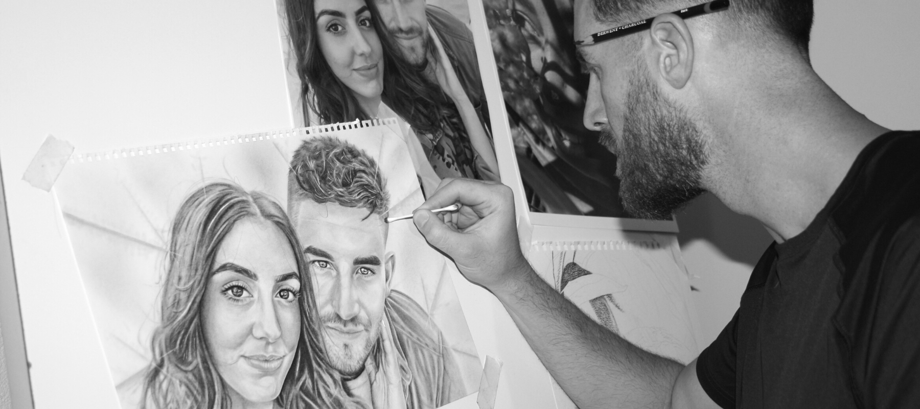 Original Art Work I Hyperrealistic Portraits I The Art Barbers